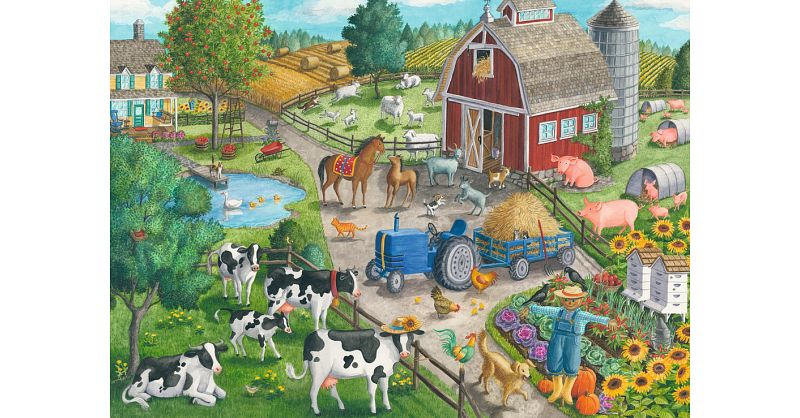 Home on the Range | 1-100 Pieces | Puzzle Master Inc