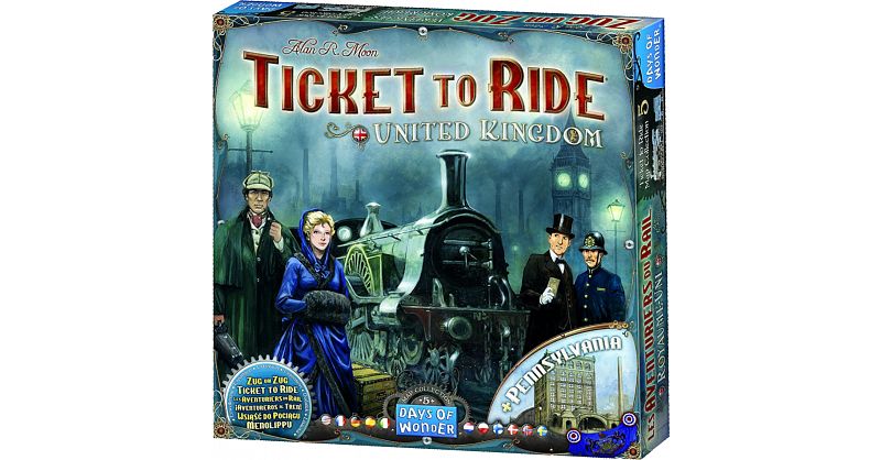 Ticket to Ride: United Kingdom (Expansion) | Family Games | Puzzle ...