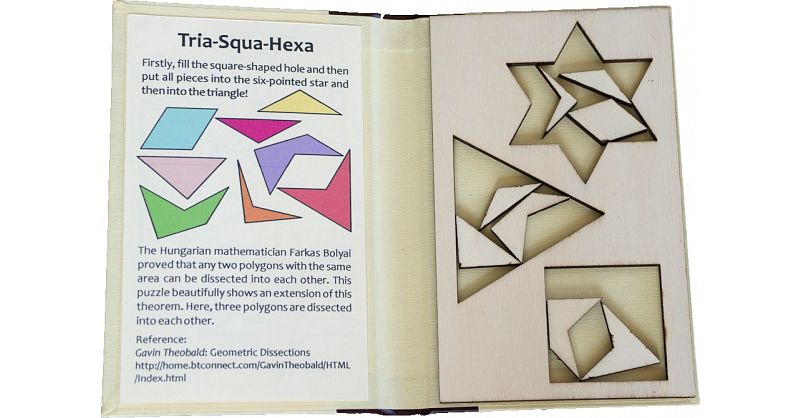Puzzle Booklet - Tria-Squa-Hexa | Packing Puzzles | Puzzle Master Inc