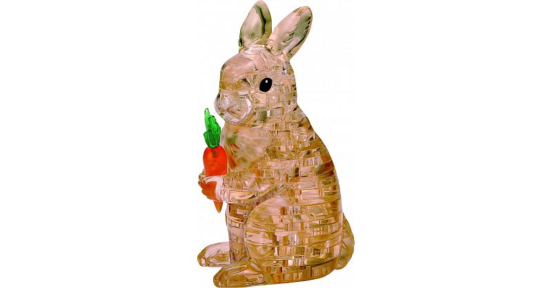 3D Crystal Puzzle - Rabbit | 3D Crystal Puzzles | Puzzle Master Inc