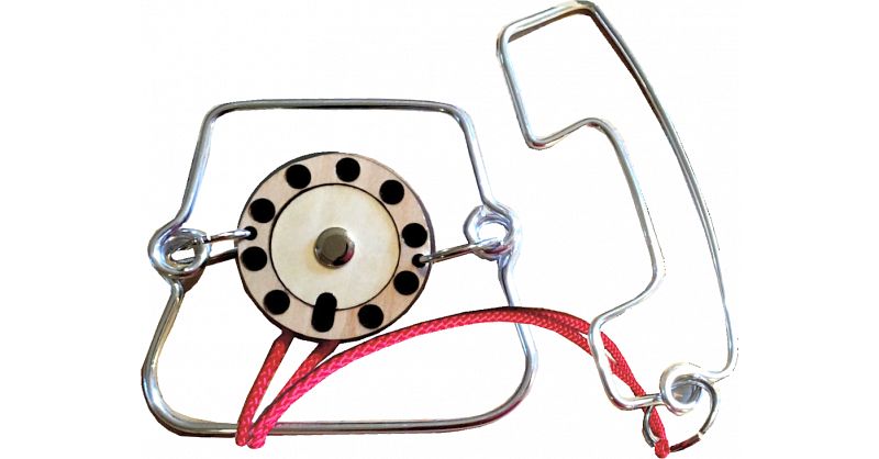 Constantin Puzzles: Metal Telephone | Constantin Wire | Puzzle Master Inc