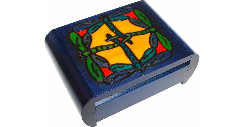 Dragonfly Secret Box - Blue | Puzzle Boxes / Trick Boxes | Puzzle ...