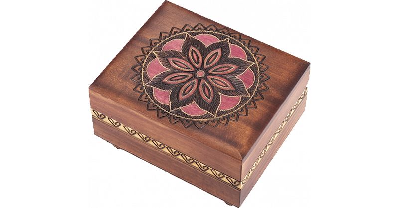 Floral Pattern #2 Puzzle Box | Puzzle Boxes / Trick Boxes | Puzzle ...