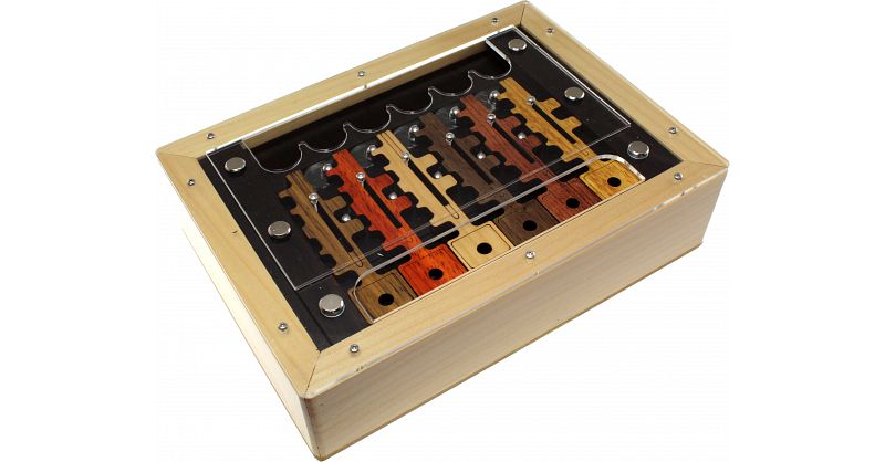 6 Key Box | Wood Puzzles | Puzzle Master Inc