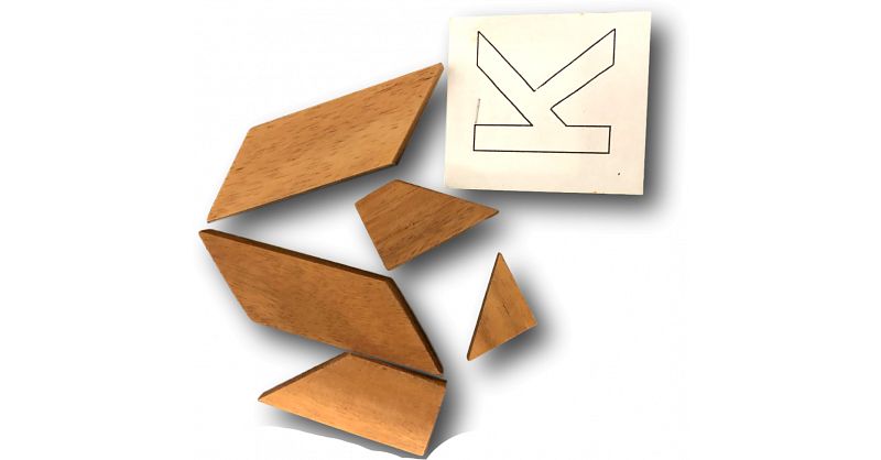 Letter K | Tangram Puzzles | Puzzle Master Inc