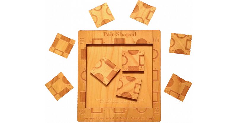 Pair-Shaped | More Wood Puzzles | Puzzle Master Inc
