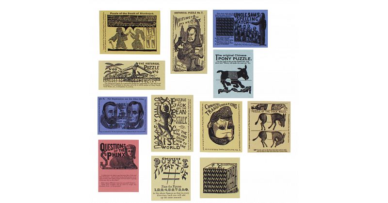 Sam Loyd's Puzzle Card Collection | Paper Puzzles | Puzzle Master Inc