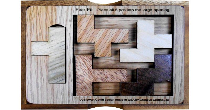 Puzzle Solution for Five Fit - Small Version with Cover - Puzzle Master ...