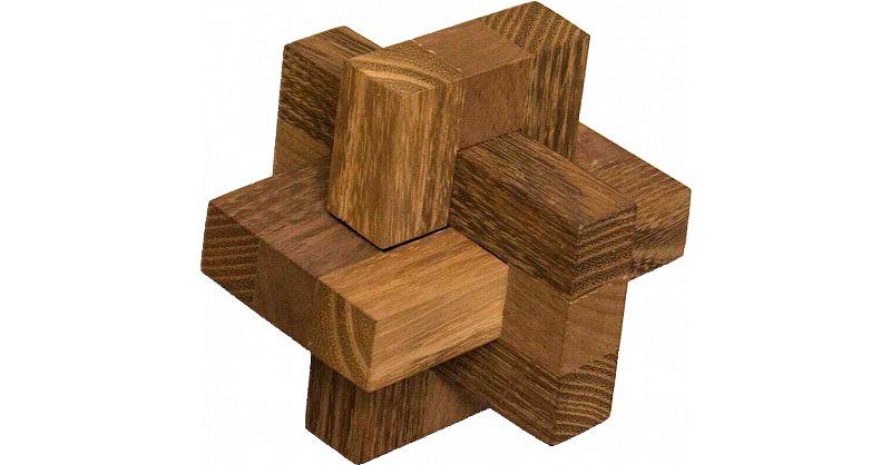 Slanted Cross Knot Pelikan | Josef Pelikan | Puzzle Master Inc