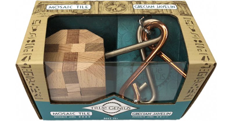 Greek Mini 2 Pack Puzzles: Mosaic Tile & Grecian Javelin | More Wood ...