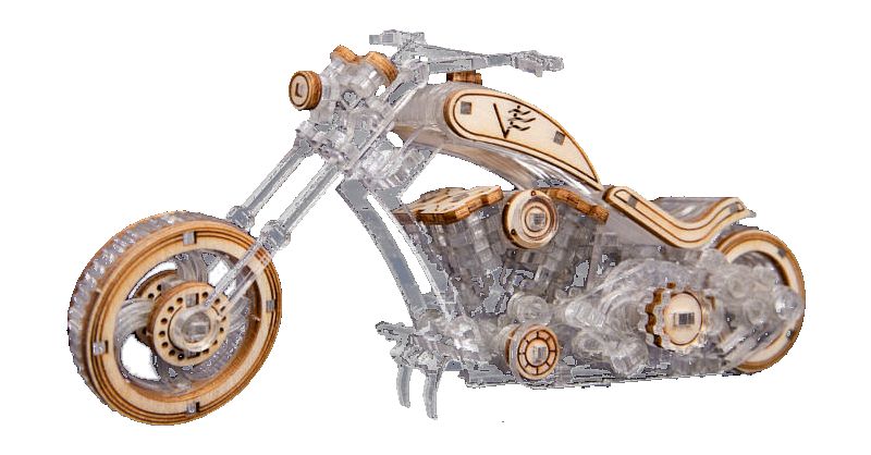 Mechanical Model - Chopper - V1 | Wooden Models & Kits | Puzzle Master Inc