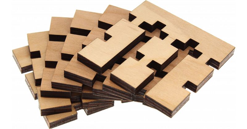 Inversion Cube Puzzle | More Wood Puzzles | Puzzle Master Inc