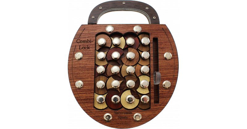 Combi-Lock | Wooden Puzzle Locks | Puzzle Master Inc