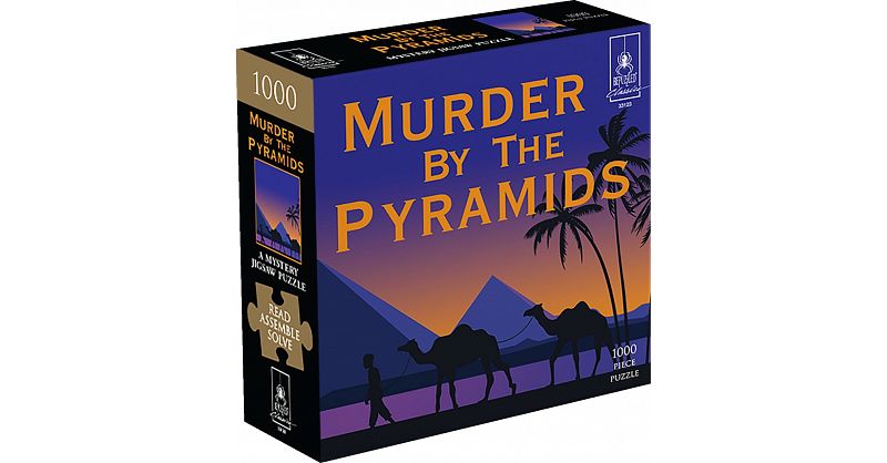 Mystery Puzzle - Murder By The Pyramids | 1000 Pieces | Puzzle Master Inc