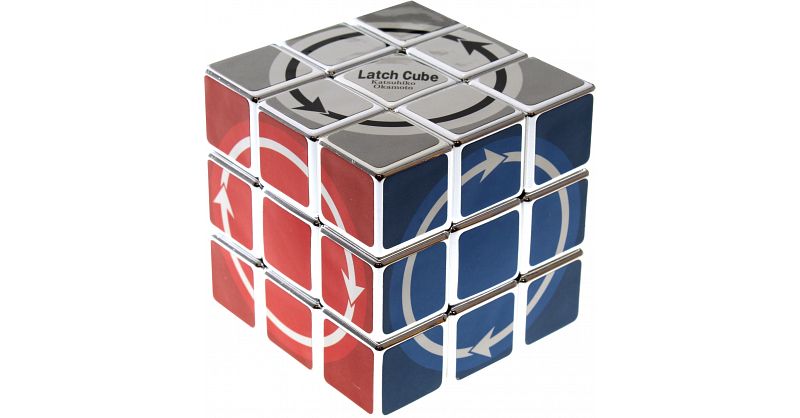 Latch Cube - Metallized Silver Body | Other Rotational Puzzles | Puzzle ...
