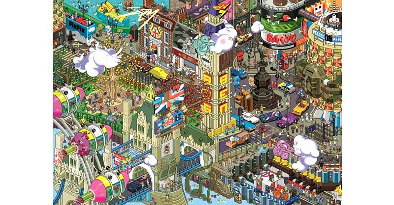 Pixorama eBoy: London Quest - Seek-and-Find Puzzle | 1000 Pieces ...