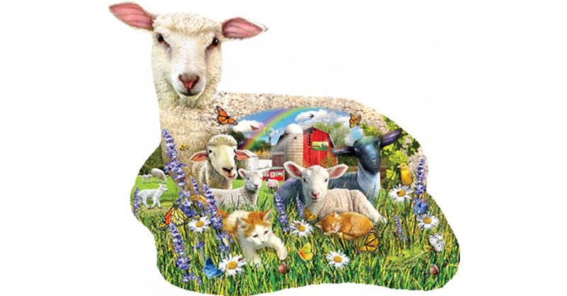 Lamb Shop - Shaped Jigsaw Puzzle | 1000 Pieces | Puzzle Master Inc