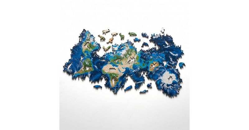 Earth Wooden Jigsaw Puzzle | Wood Puzzles | Puzzle Master Inc