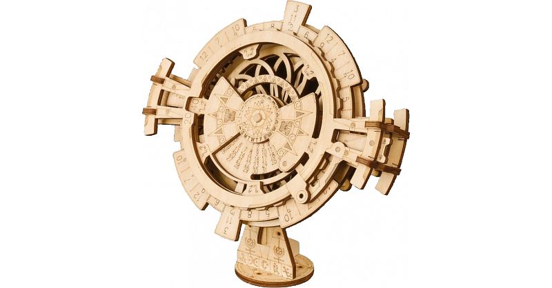 ROKR Wooden Mechanical Gears - Perpetual Calendar | Wooden Models ...