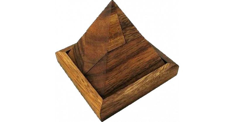 5 Piece Pyramid | Wood Puzzles | Puzzle Master Inc