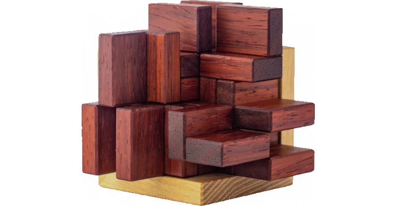 Fake Cube - Pelikan | European Wood Puzzles | Puzzle Master Inc