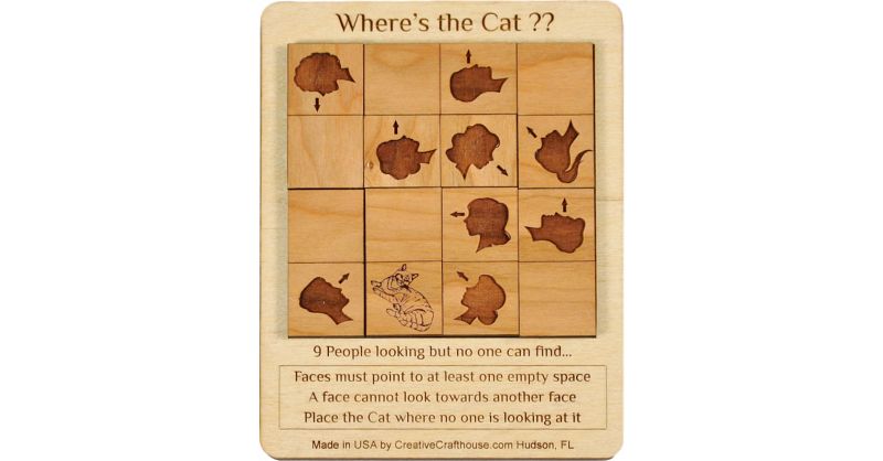 Where's the Cat?? | More Wood Puzzles | Puzzle Master Inc