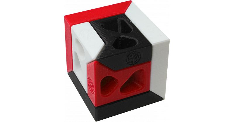 Slideways Cube | 3D Printed Puzzles | Puzzle Master Inc