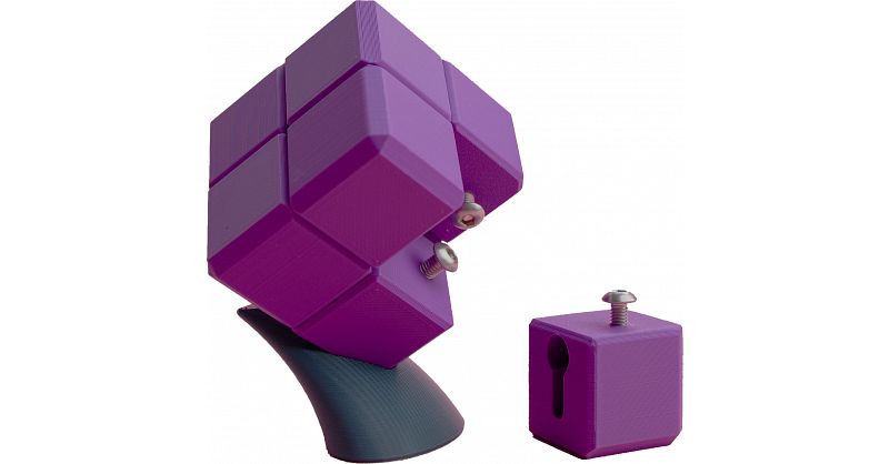 Key & Keyway Cube Puzzle | 3D Printed Puzzles | Puzzle Master Inc