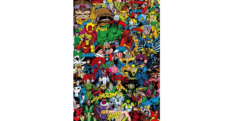 Marvel Retro Cast | 1000 Pieces | Puzzle Master Inc