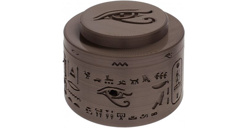 Eye of Horus Cryptex Cylinder Puzzle Box | 3D Printed Puzzles | Puzzle ...
