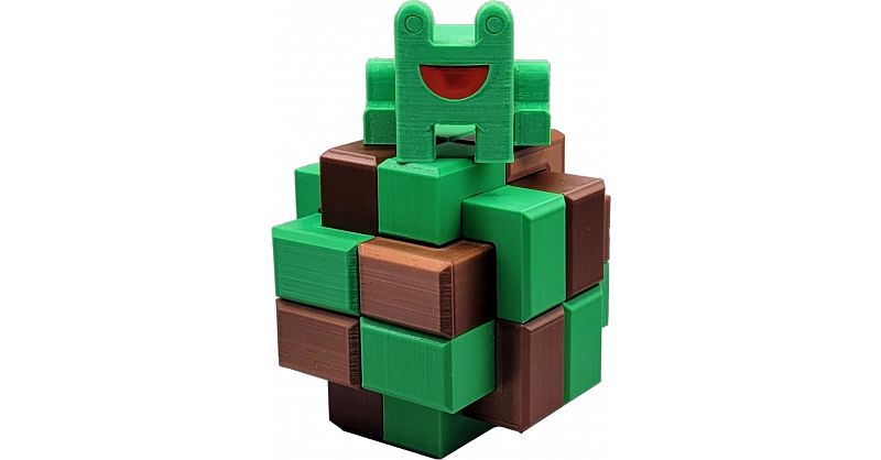 Frogurr - Zoo Burr Series | Burr Puzzles | Puzzle Master Inc