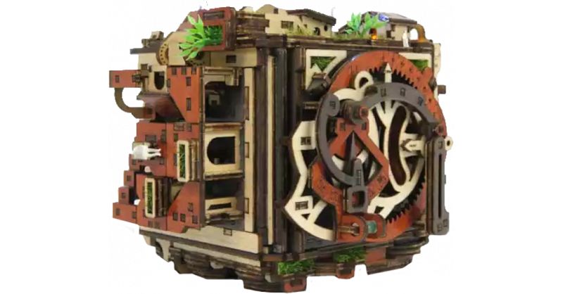 Architecto - Wooden DIY Puzzle Box Kit | Wooden Models & Kits | Puzzle ...