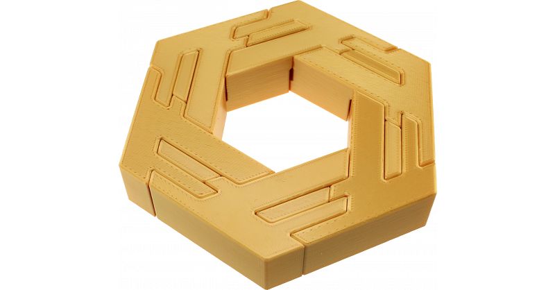 Hexanut | 3D Printed Puzzles | Puzzle Master Inc
