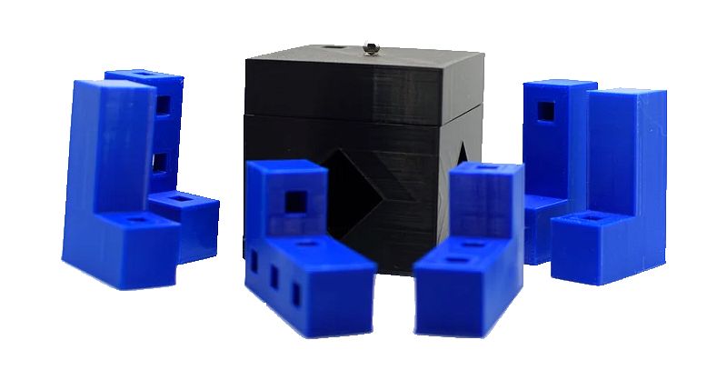 Labyrinth Cube - 6L | Packing Puzzles | Puzzle Master Inc