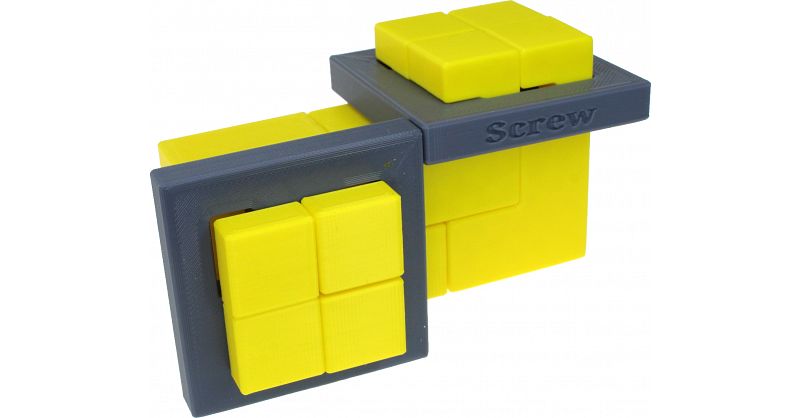 Screw | 3D Printed Puzzles | Puzzle Master Inc