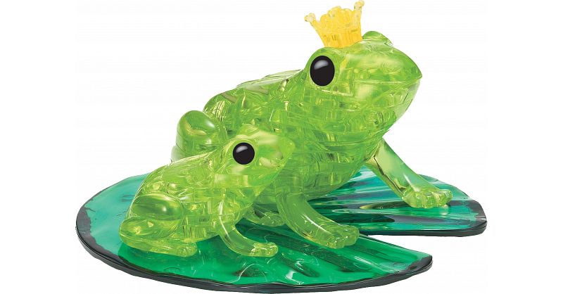 3D Crystal Puzzle - Frogs | 3D Crystal Puzzles | Puzzle Master Inc