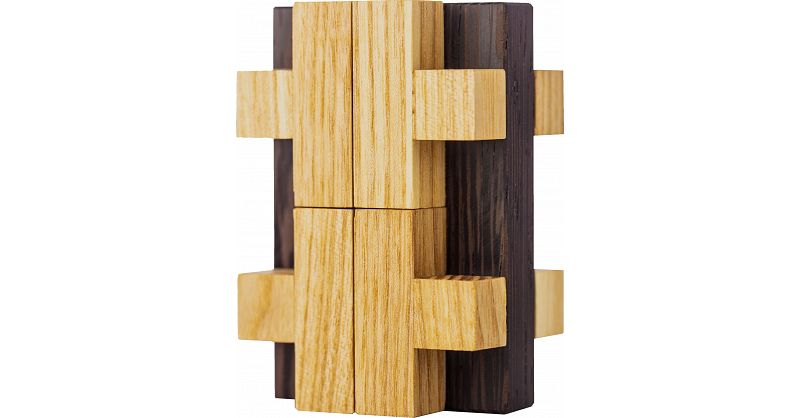 Four Mirror One | European Wood Puzzles | Puzzle Master Inc