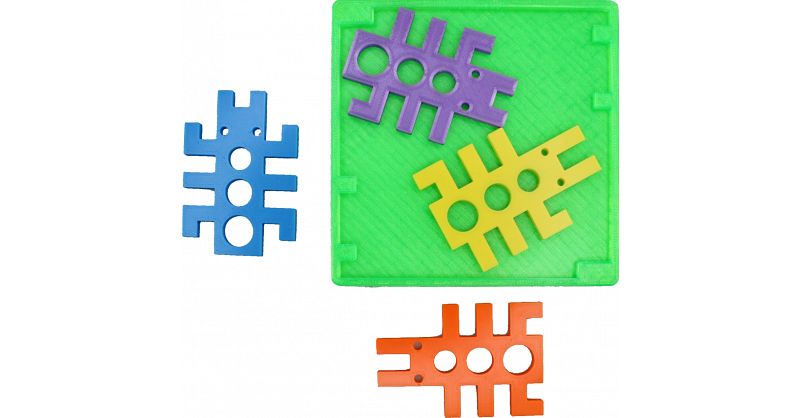 Puzzle Solution for Bugs - Plastic Packing Puzzle - Puzzle Master Inc.