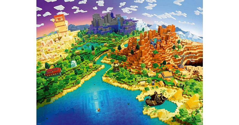 Minecraft: World of Minecraft | 1001 - 5000 Pieces | Puzzle Master Inc