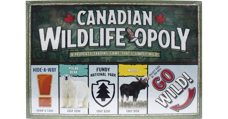 Canadian Wildlife-opoly | Family Games | Puzzle Master Inc