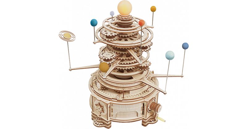 ROKR Wooden Mechanical Gears - Orrery | Wooden Models & Kits | Puzzle ...