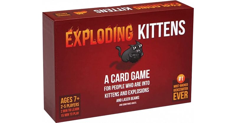 Exploding Kittens - Original Edition | Card Games | Puzzle Master Inc