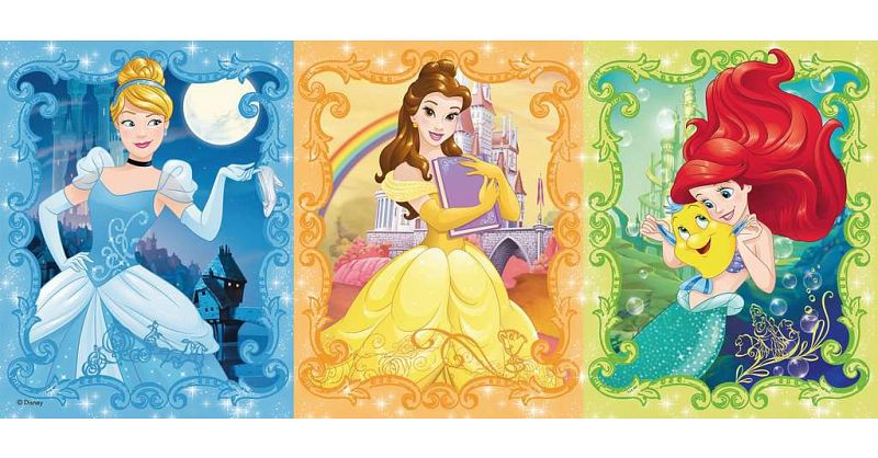 Disney Princesses: Beautiful Disney Pincesses | Large Piece Jigsaws ...
