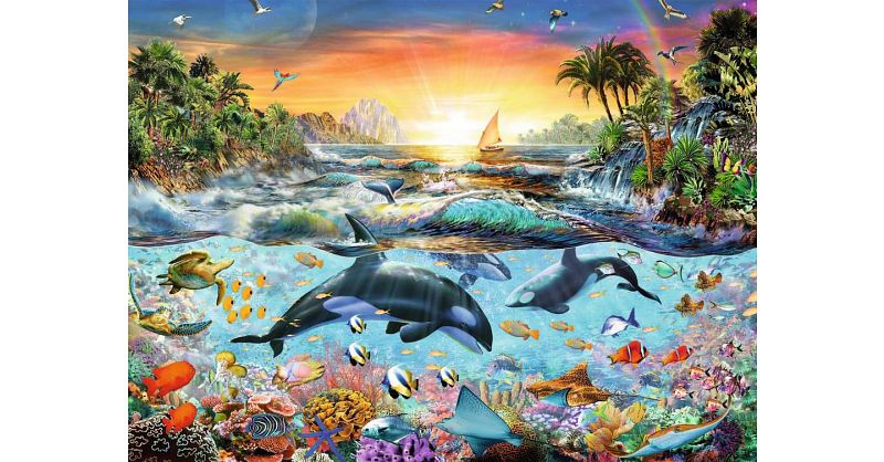 Orca Paradise | Large Piece Jigsaws | Puzzle Master Inc