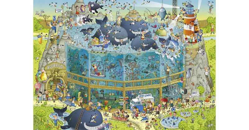 Funky Zoo: Ocean Habitat | 1000 Pieces | Puzzle Master Inc