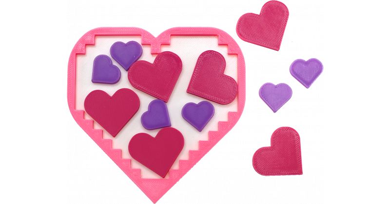 Heartfully | Packing Puzzles | Puzzle Master Inc