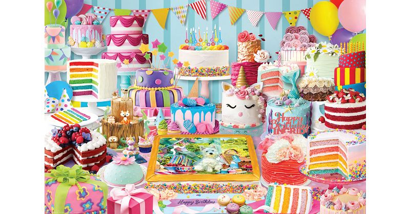 Birthday Party Cakes | Jigsaws | Puzzle Master Inc