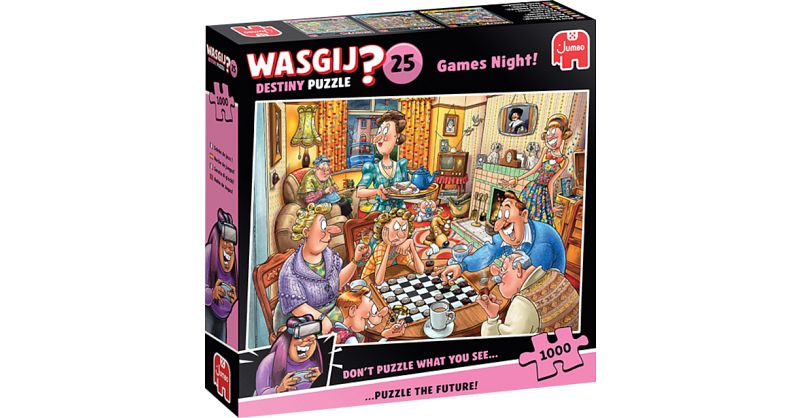Wasgij Destiny #25: Games Night! | Wasgij | Puzzle Master Inc