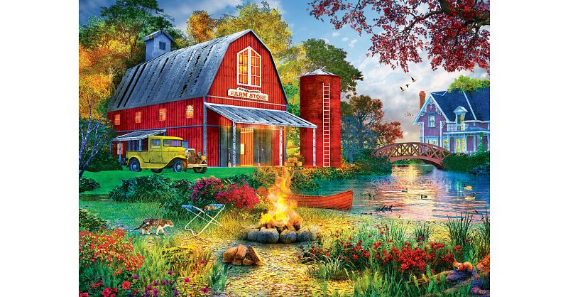 Old MacDonald's Farm | 1000 Pieces | Puzzle Master Inc