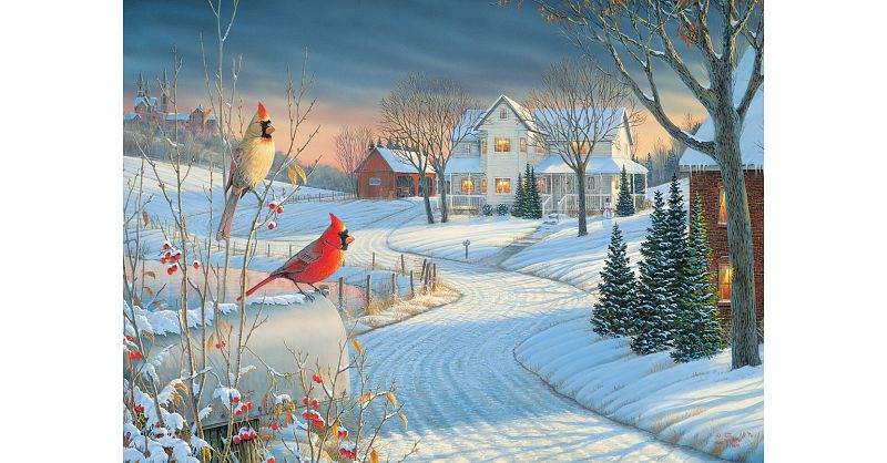 Country Cardinals | 1000 Pieces | Puzzle Master Inc